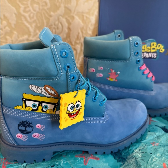 Timberland | Shoes | Timberland Spongebob And Patrick Edition Rare ...